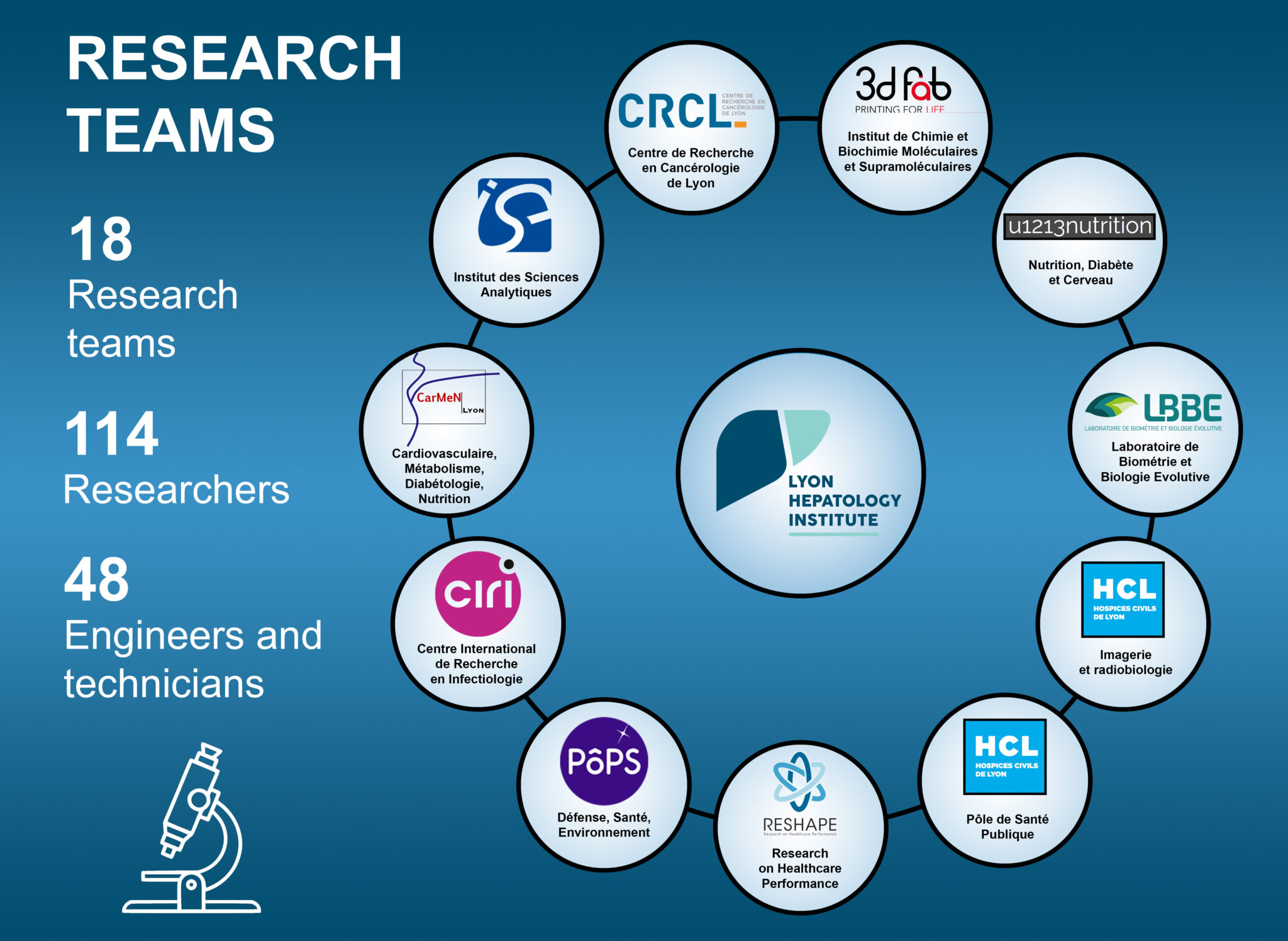 The research teams - IHL - Institut d’Hépatologie de Lyon