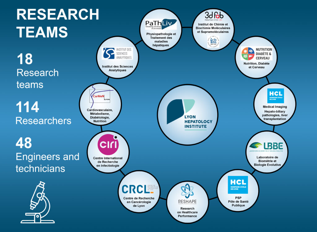 The research teams - IHL - Institut d’Hépatologie de Lyon