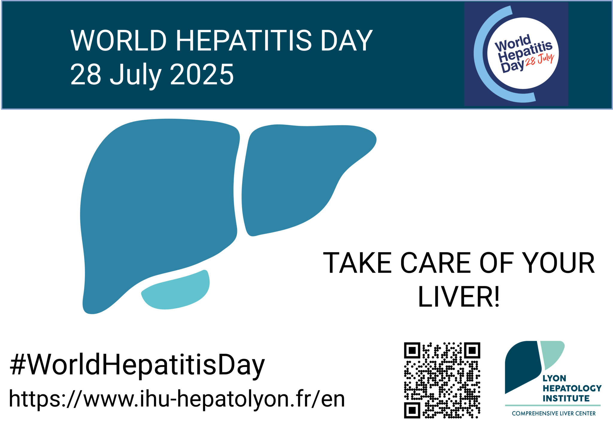World Hepatitis Day - July 28, 2025 - IHL - Institut d’Hépatologie de Lyon